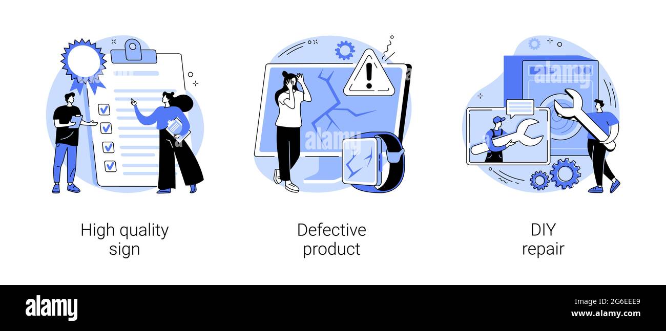 Product quality abstract concept vector illustrations Stock Vector ...