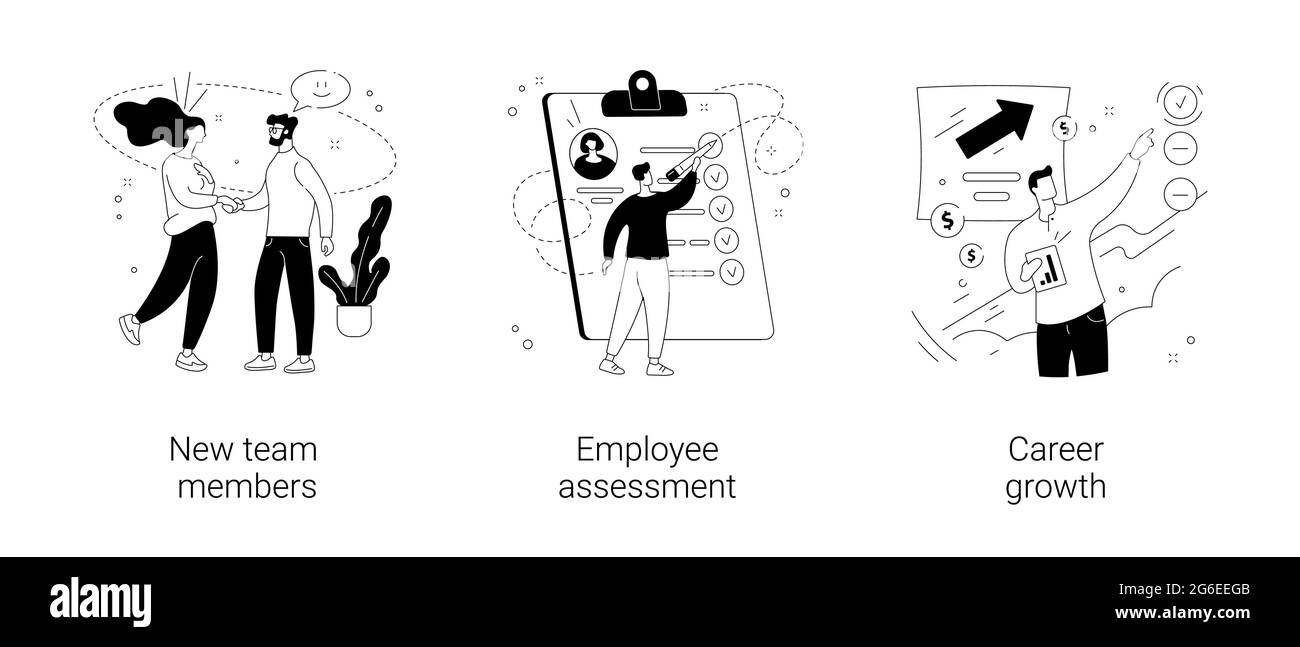 Career development abstract concept vector illustrations Stock Vector ...