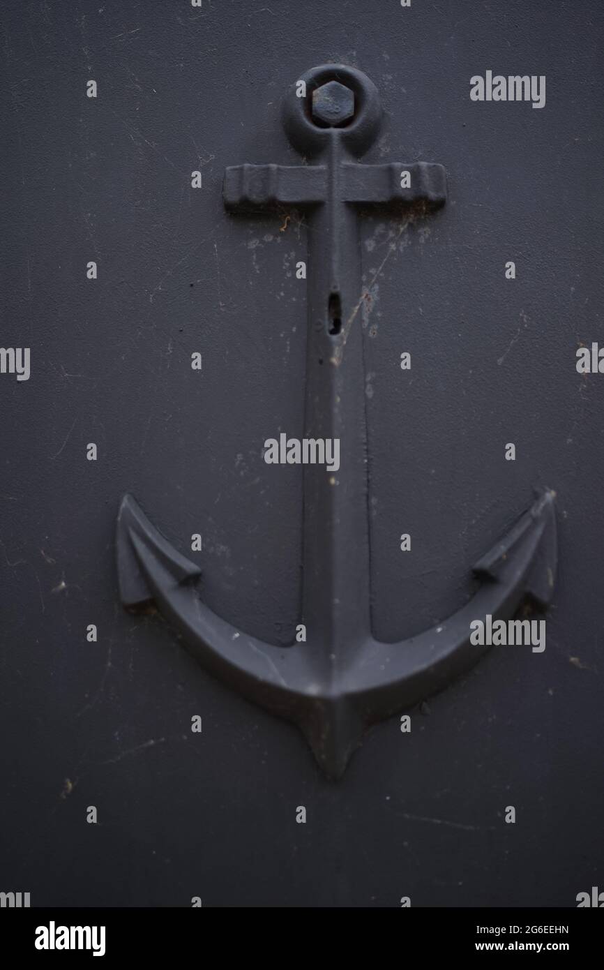 Anchor marine old icon hi-res stock photography and images - Alamy