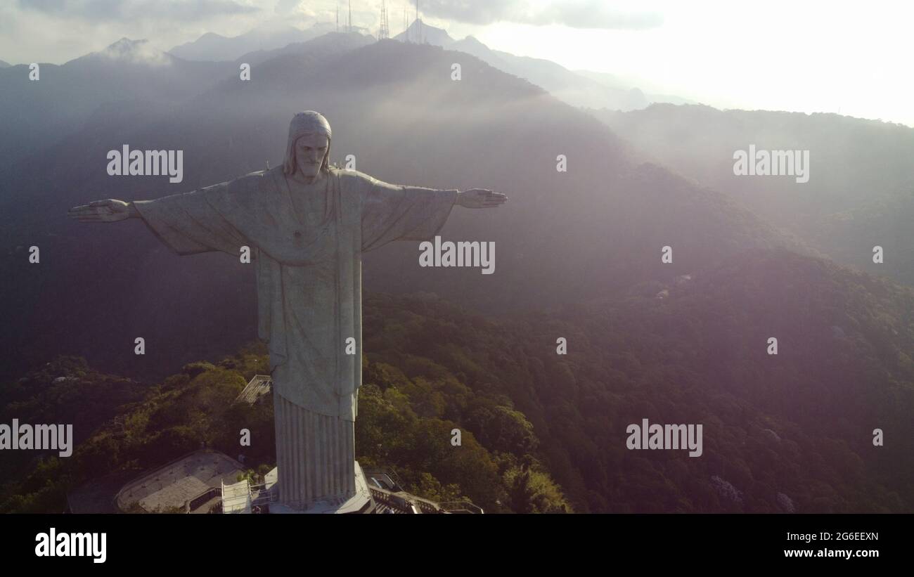 Rio skyline christ hi-res stock photography and images - Alamy