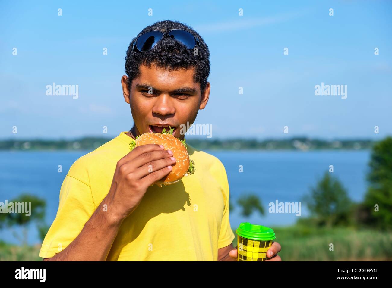 Hungry African Man