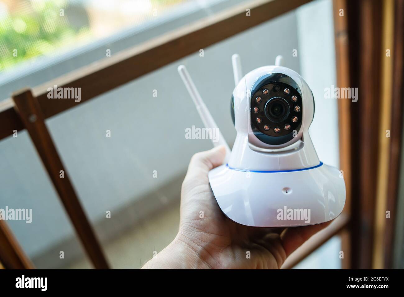 Surveillance cameras and alarm system hi-res stock photography and ...