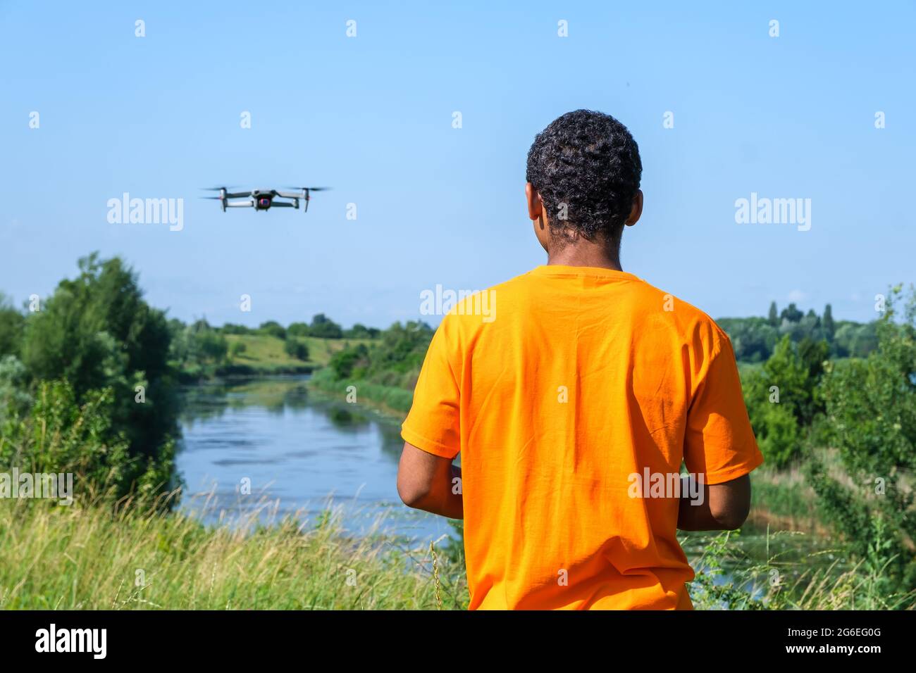 African american man adventure hi-res stock photography and images - Alamy