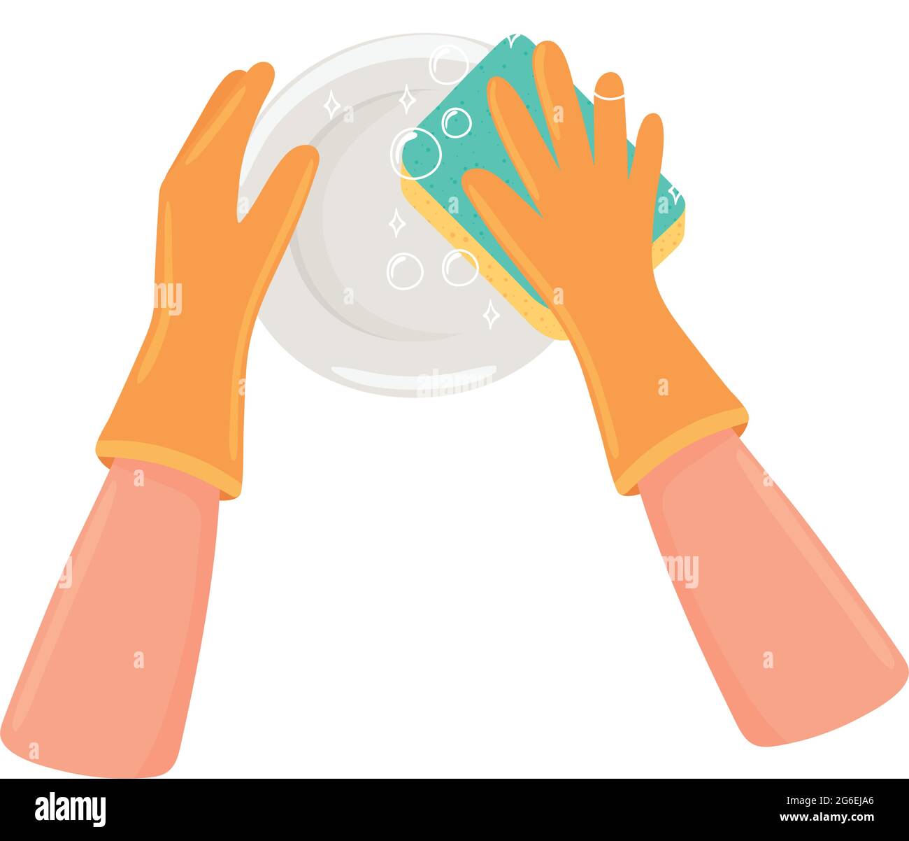 Washing Dishes By Hand Clipart