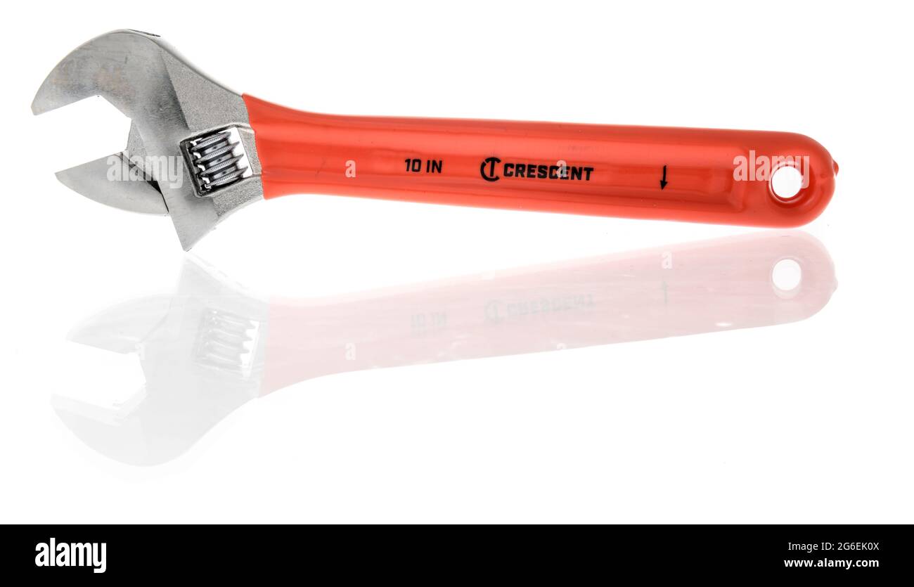 Adjustable crescent wrench hi-res stock photography and images - Alamy