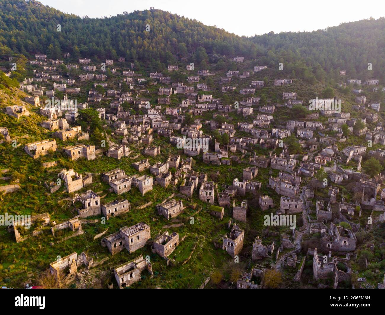 Kayakoy aerial hi-res stock photography and images - Alamy