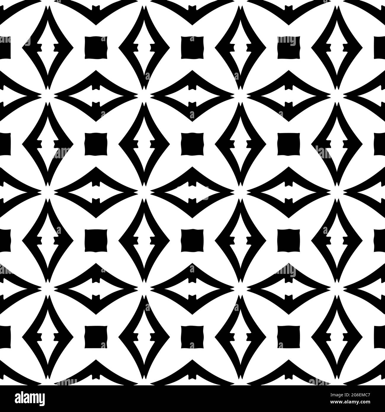 Seamless vector pattern in geometric ornamental style Stock Vector ...