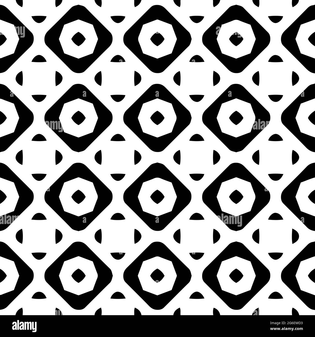 Seamless vector pattern in geometric ornamental style Stock Vector ...