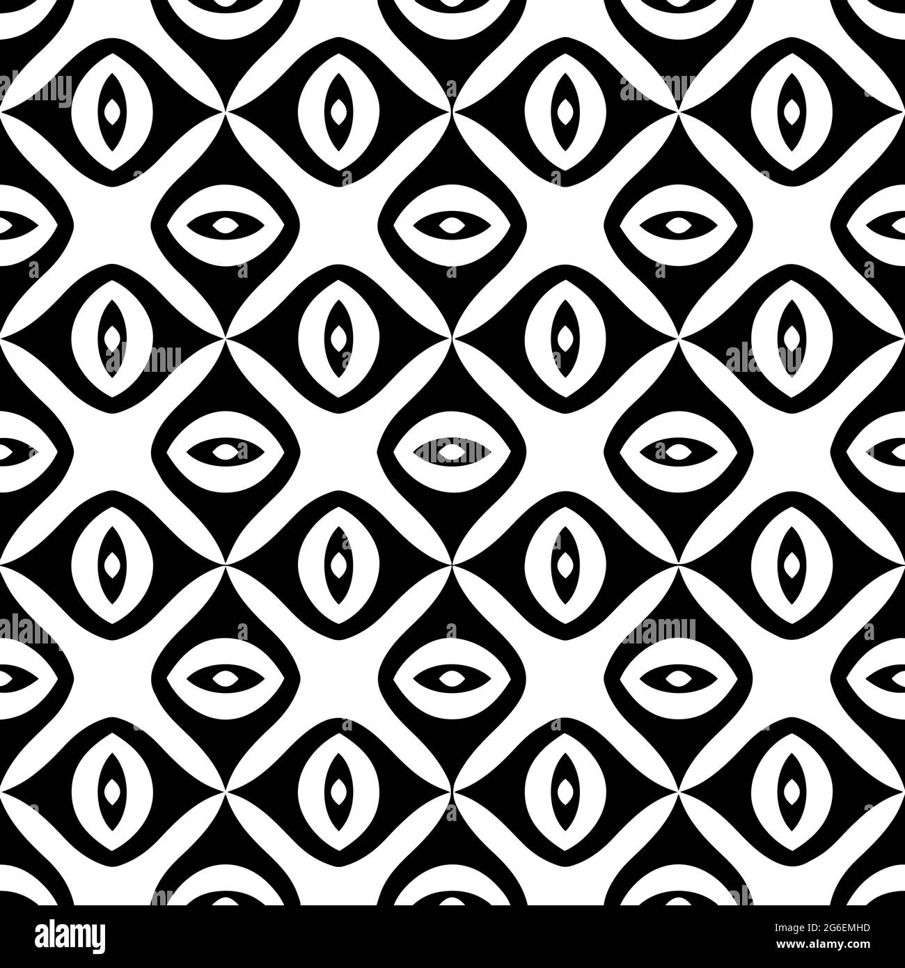 Seamless vector pattern in geometric ornamental style Stock Vector ...