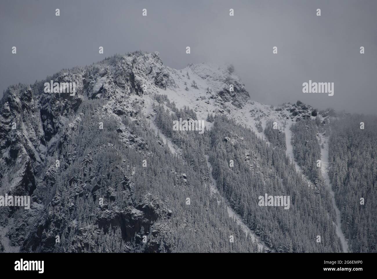 Mt. Si in winter Stock Photo - Alamy