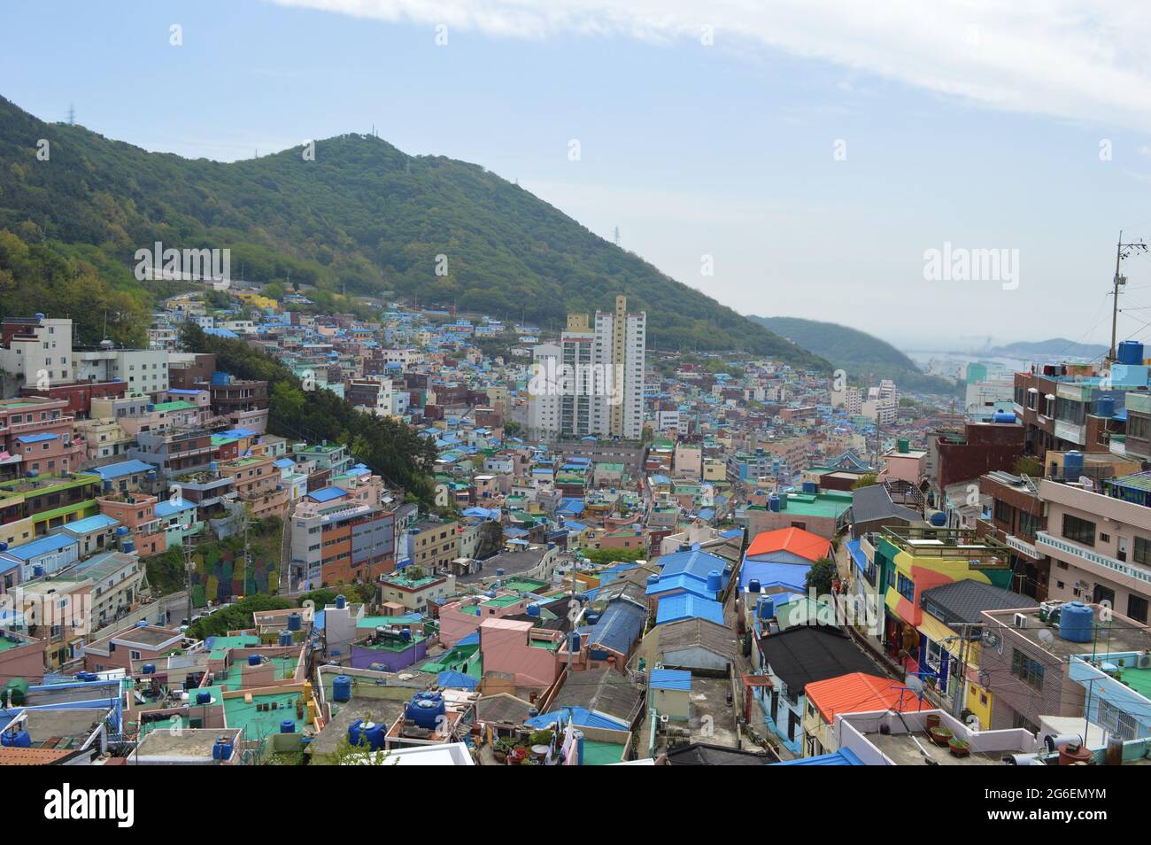 View of Gamcheon Village from above, Busan, South Korea Stock Photo - Alamy