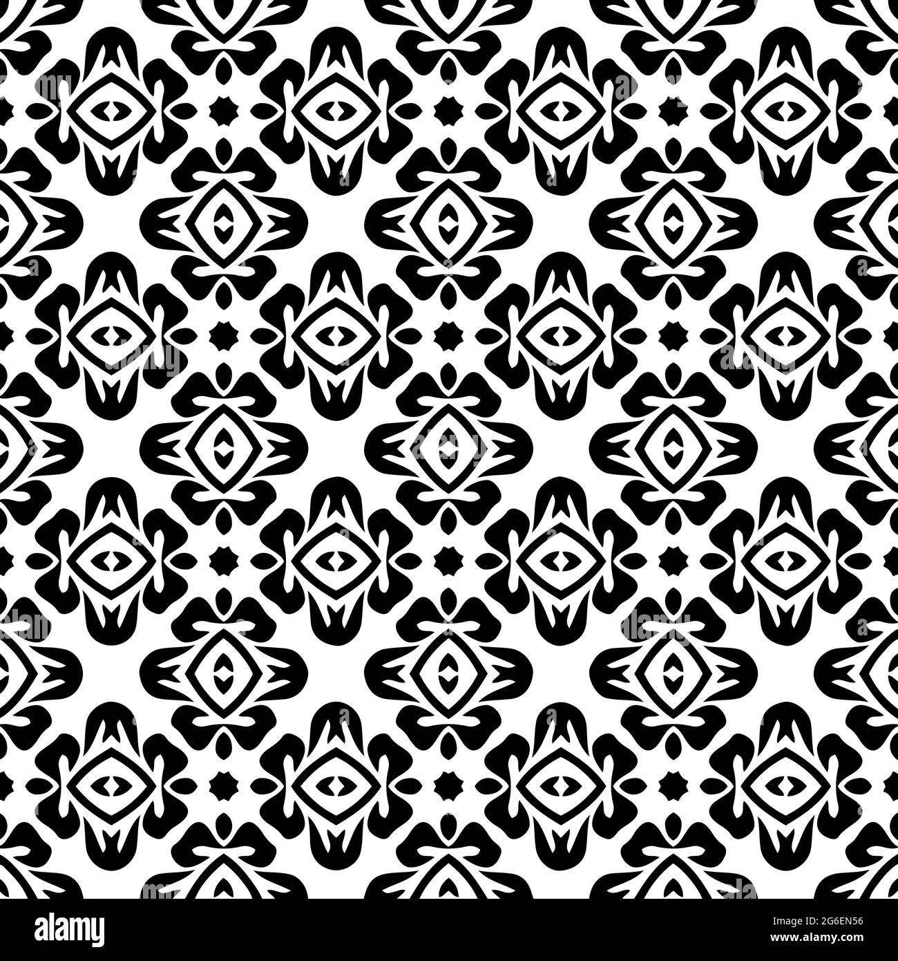 Seamless vector pattern in geometric ornamental style Stock Vector ...