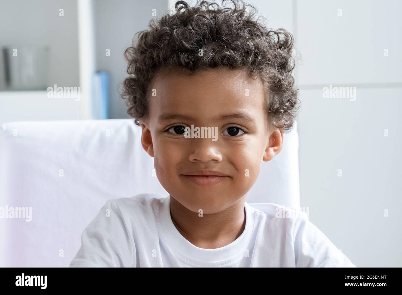 African American Boy Profile
