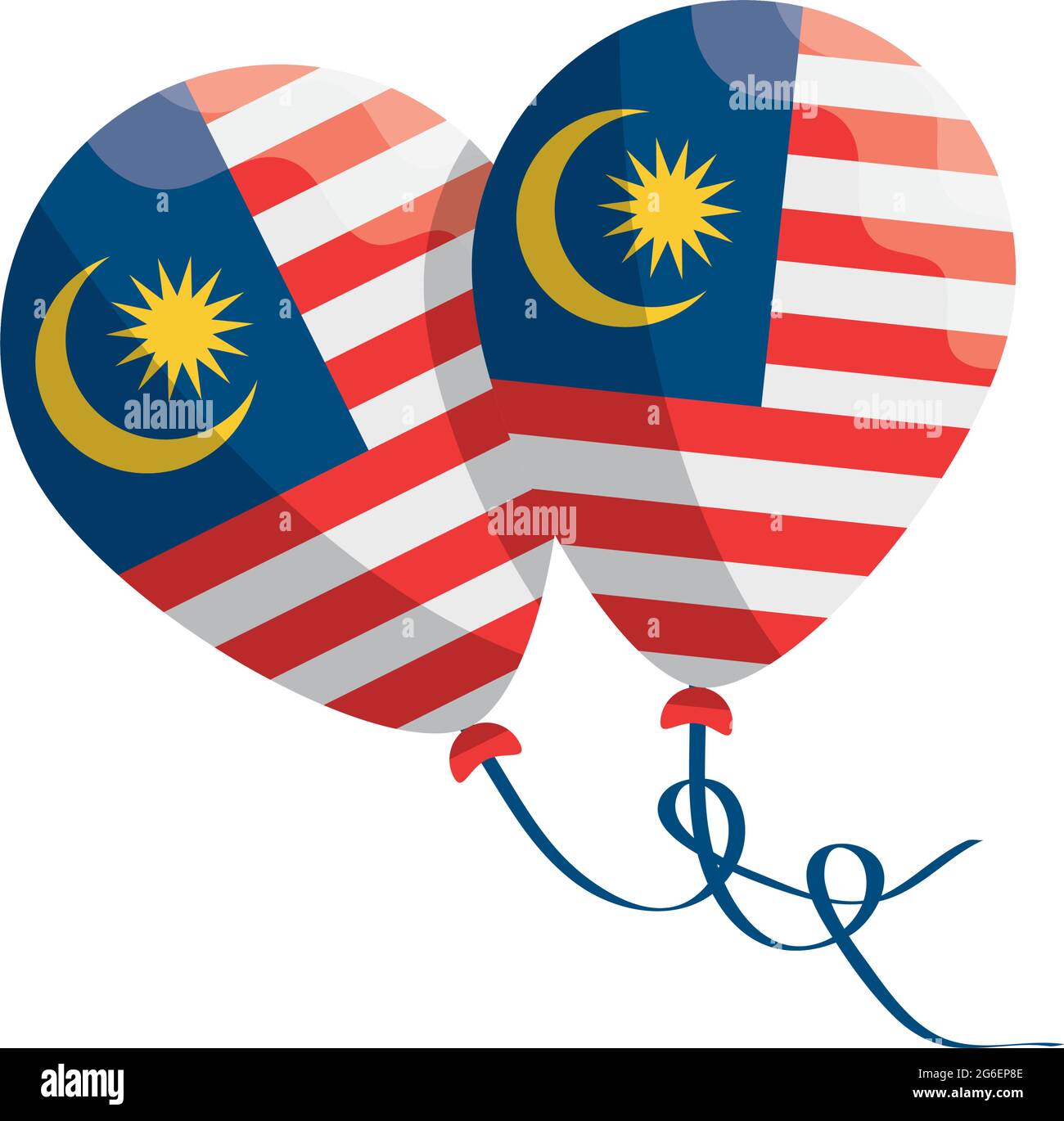 balloons with malaysia flags Stock Vector Image & Art - Alamy