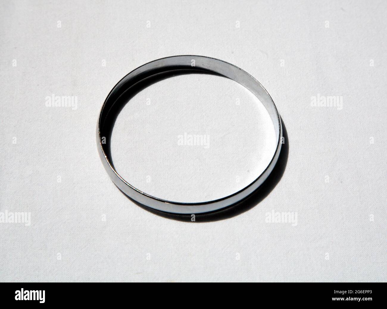 Steel bangle or kara worn by Sikhs who belong to the khalsa brotherhood ...