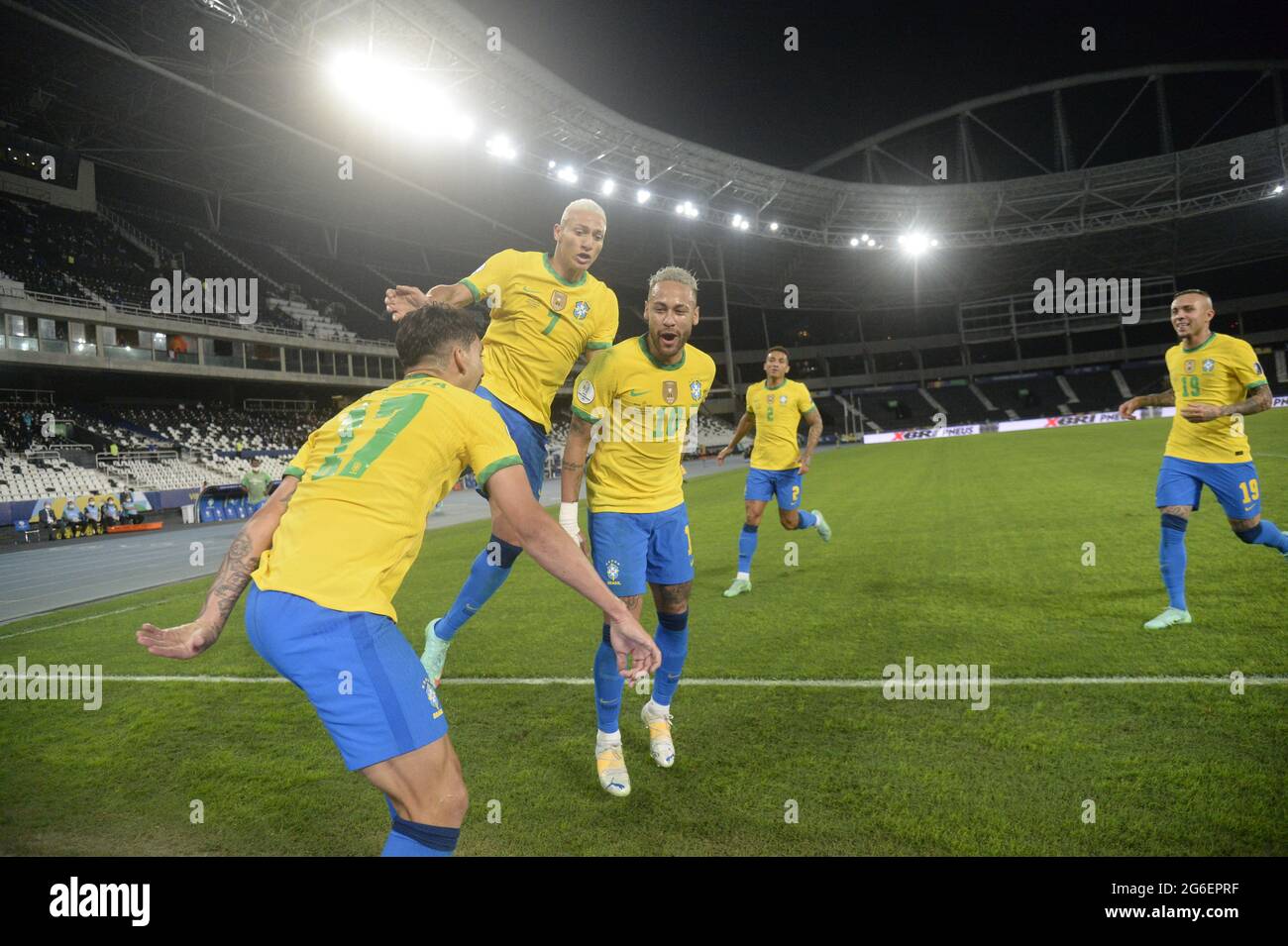 Brazil v Peru, Copa America, Football, Estadio Nilton Santos, Rio de ...