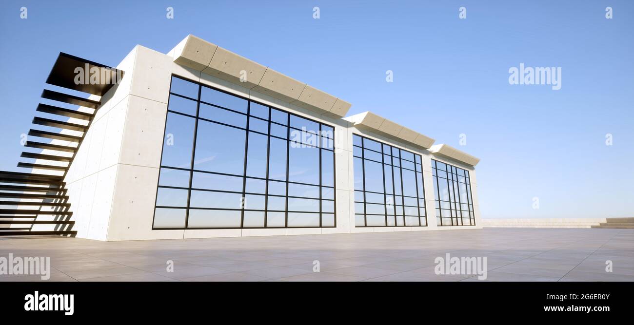 Colorful abstract background: geometric building of cement. (Car ...