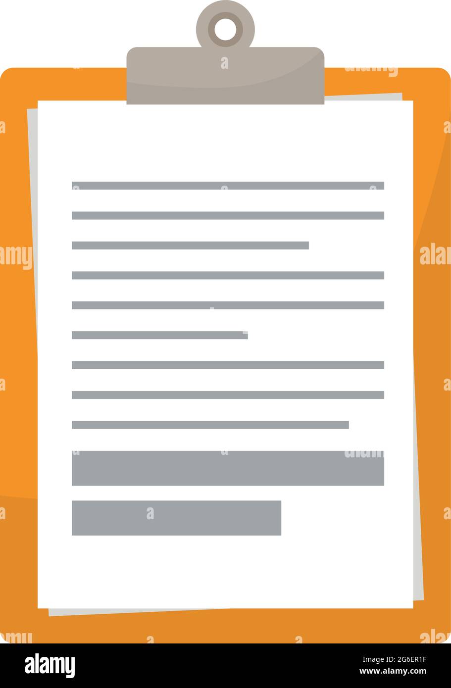clipboard with files Stock Vector Image & Art - Alamy
