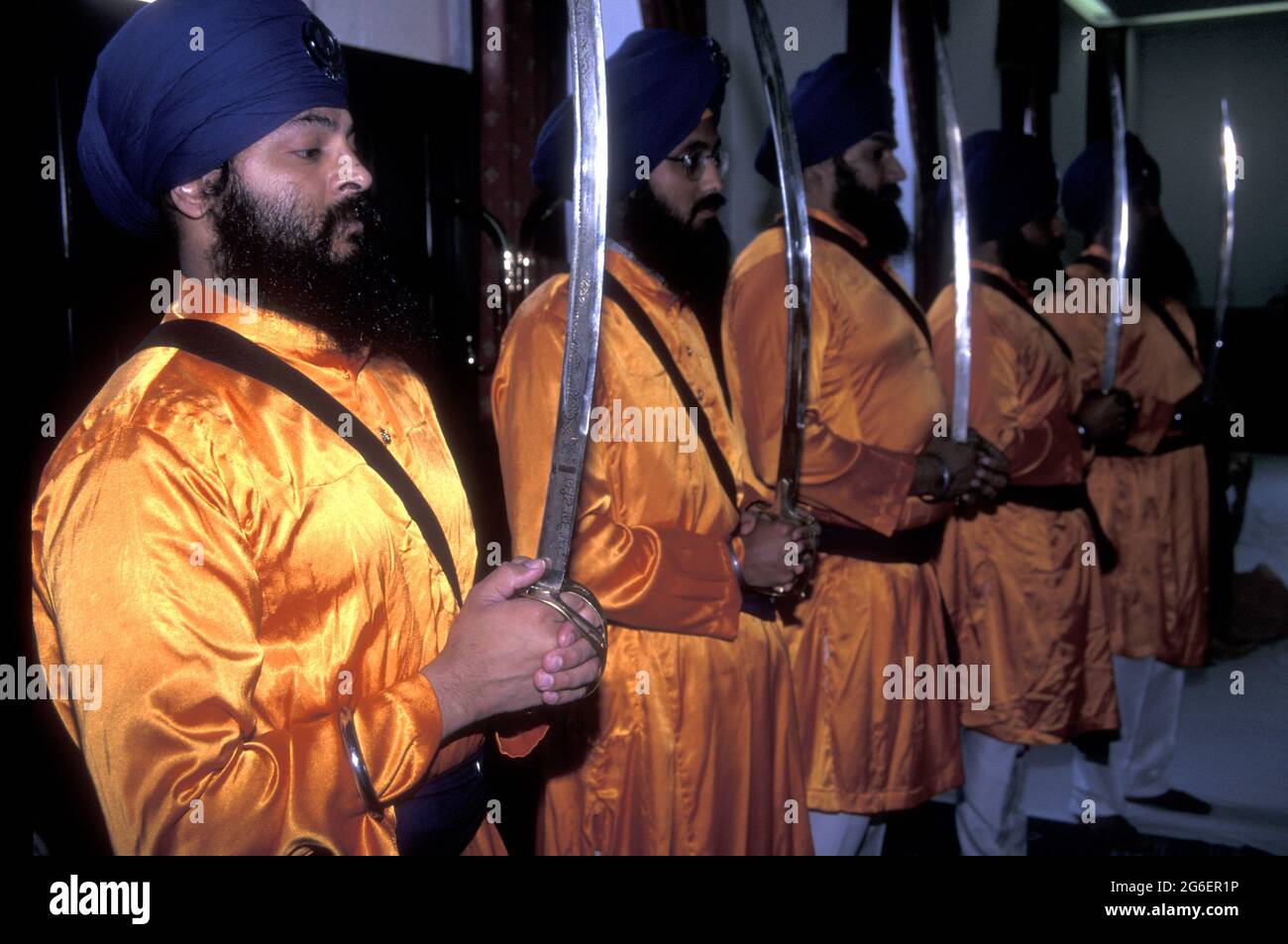 The Panj Pyare, Five Holy Ones, khalsa brotherhood founded by the 10th ...
