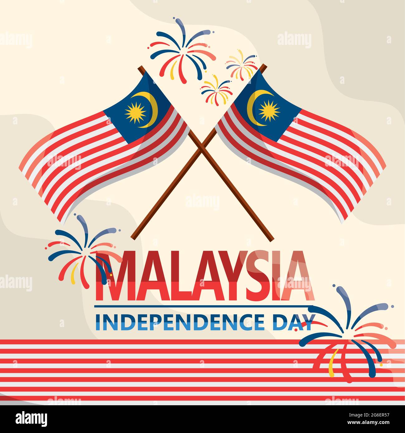 Malaysia merdeka card Stock Vector Images - Alamy
