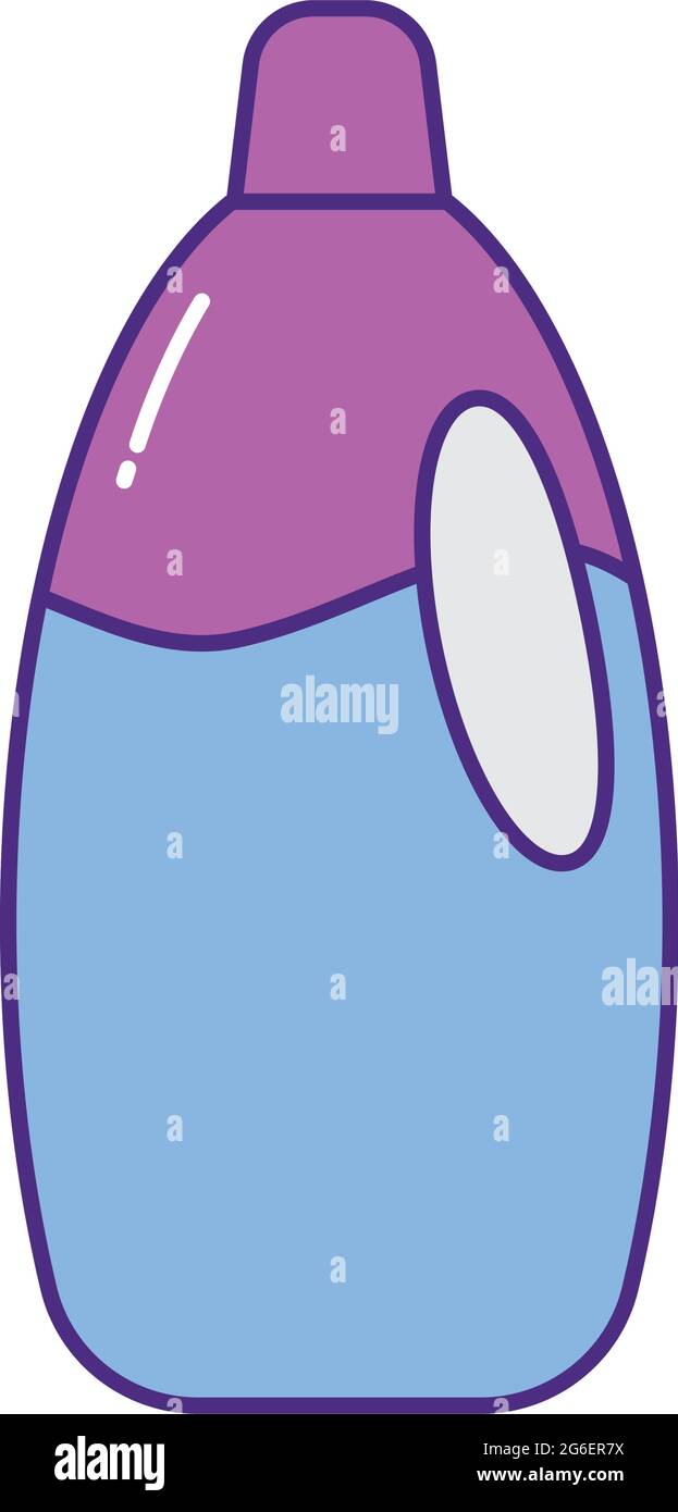 blue detergent bottle Stock Vector Image & Art - Alamy