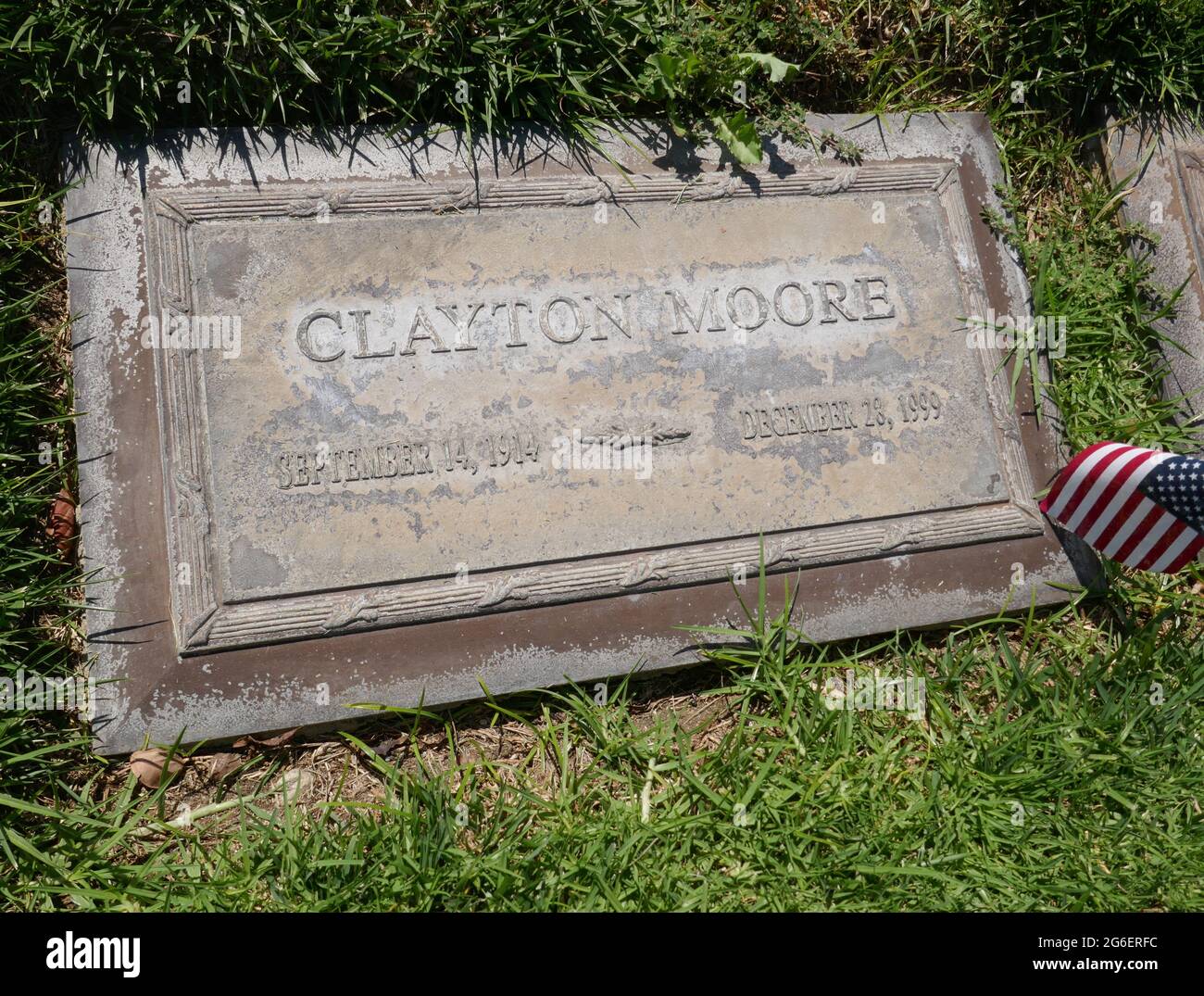 Glendale, California, USA 1st July 2021 A general view of atmosphere of actor Clayton Moore's ...