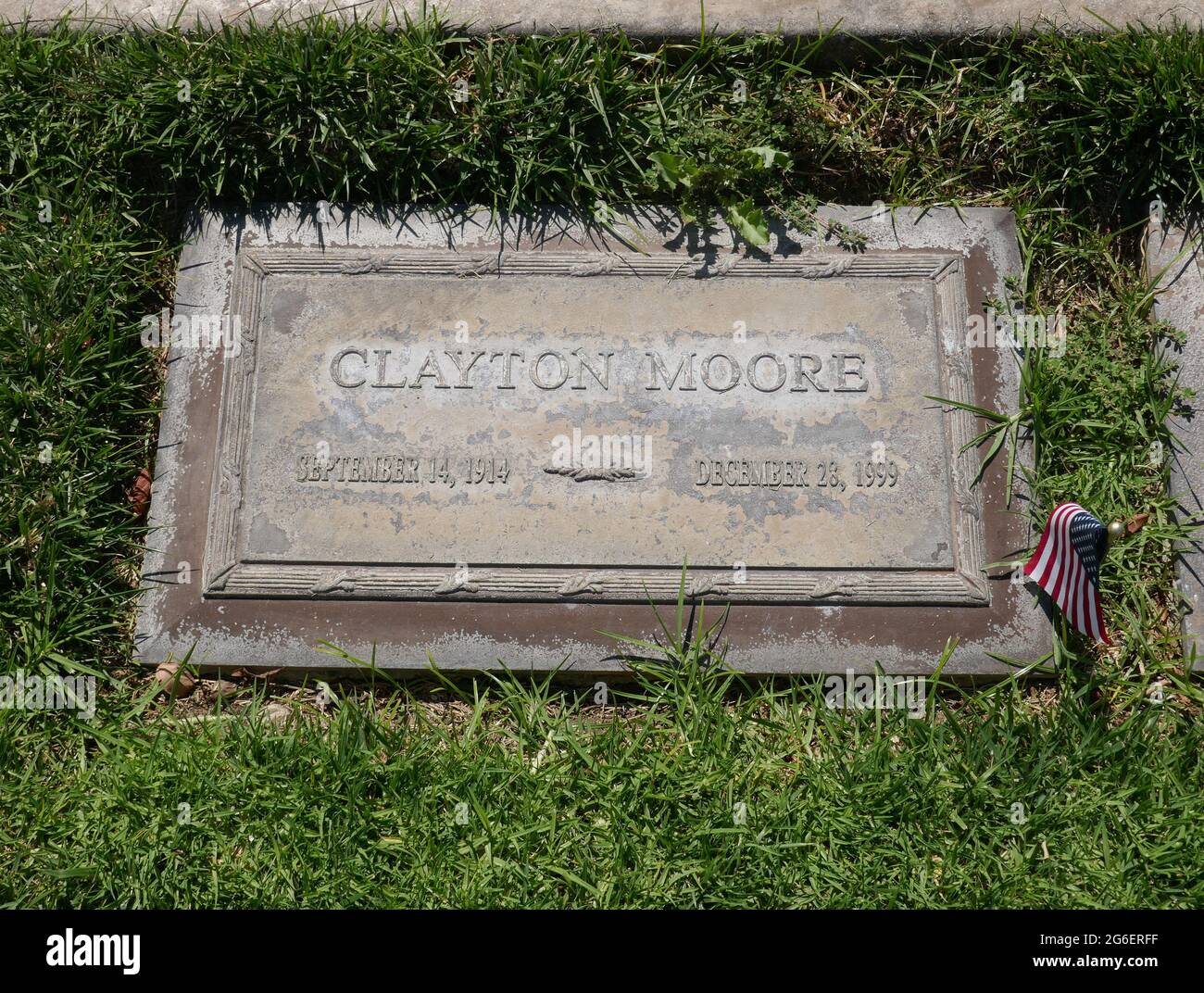 Glendale, California, USA 1st July 2021 A general view of atmosphere of actor Clayton Moore's ...