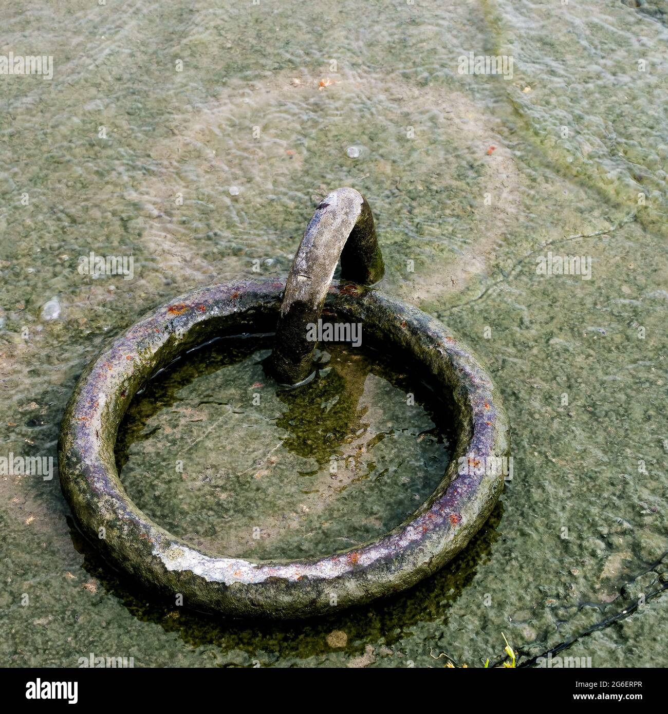 Docking ring; Tournon sur Rhône, Ardèche, AURA Region, France Stock ...