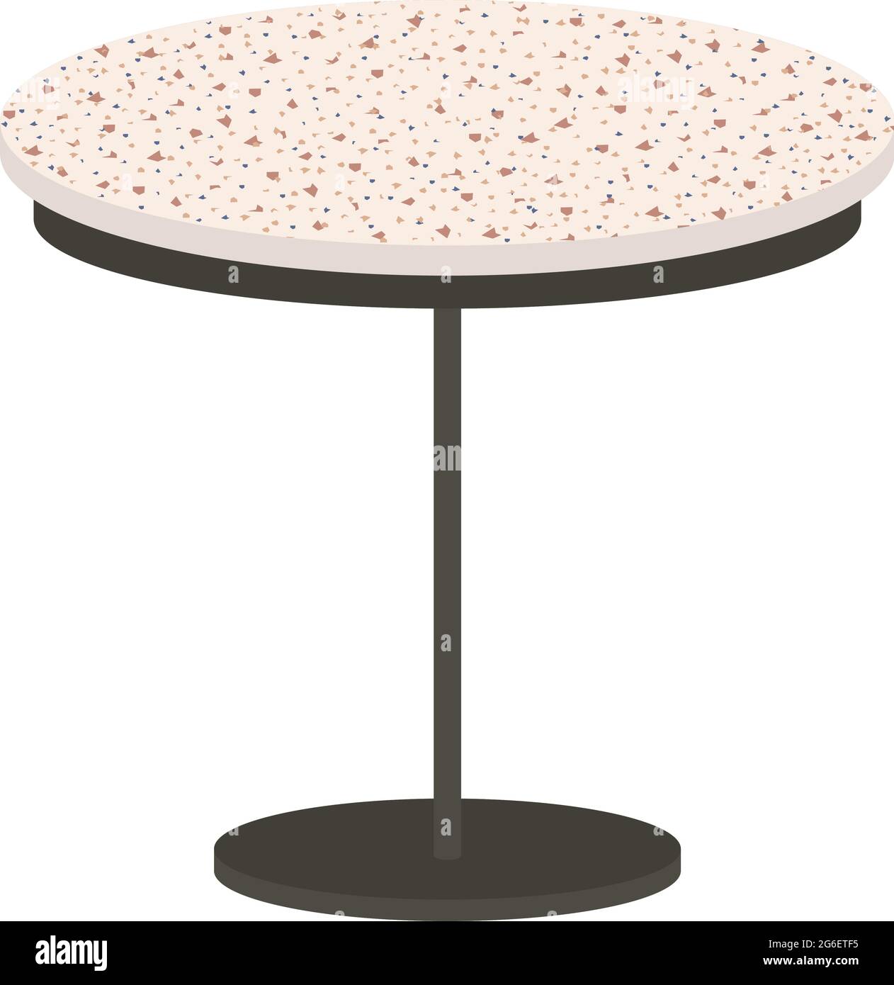 circle metal table Stock Vector Image & Art - Alamy