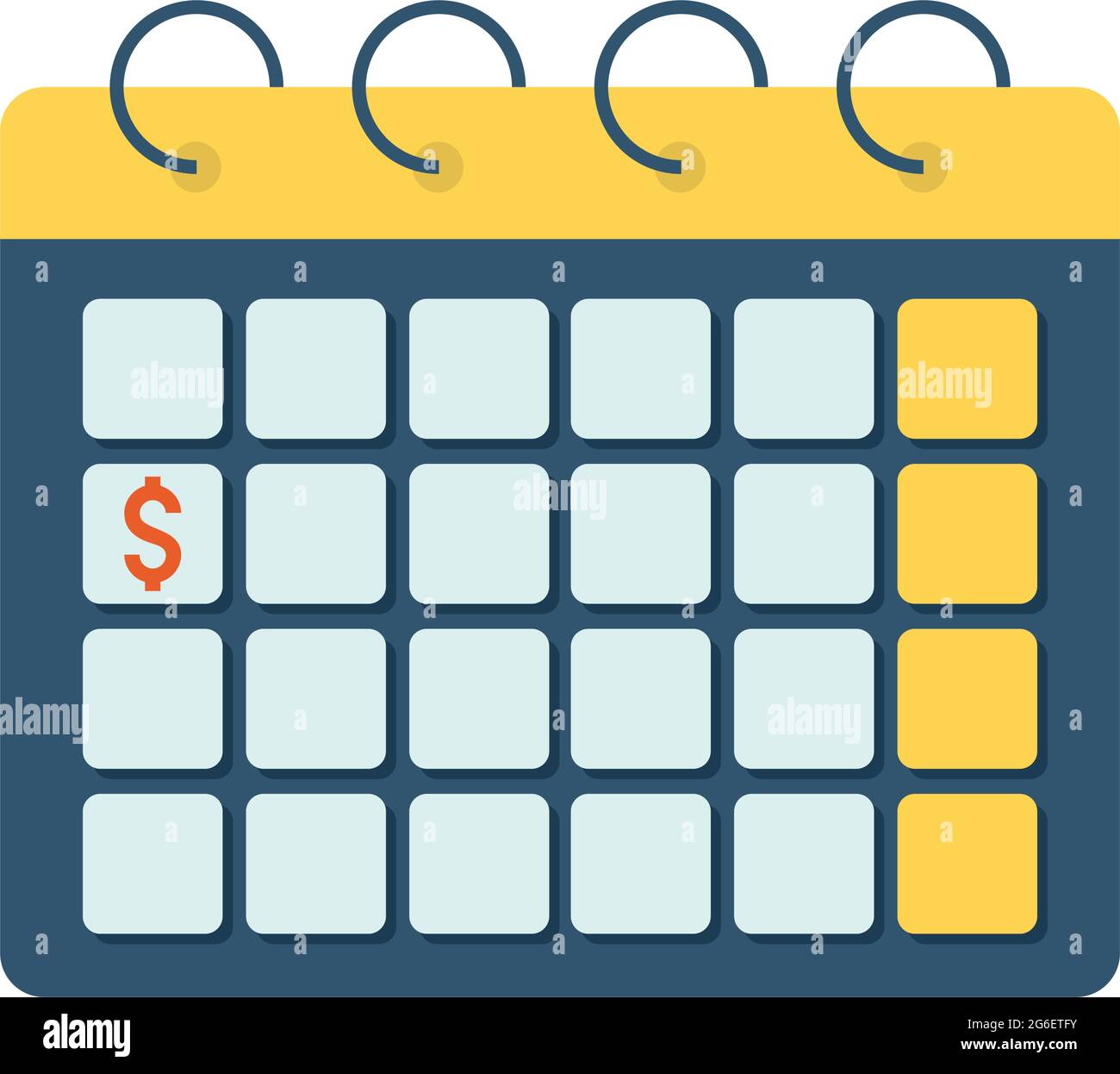 personal calendar design Stock Vector Image & Art - Alamy