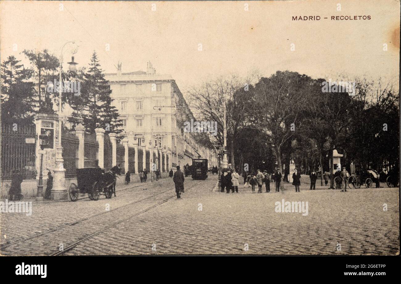 Recoletos street hi-res stock photography and images - Alamy