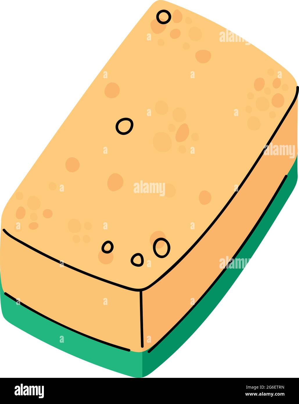 yellow sponge design Stock Vector Image & Art - Alamy