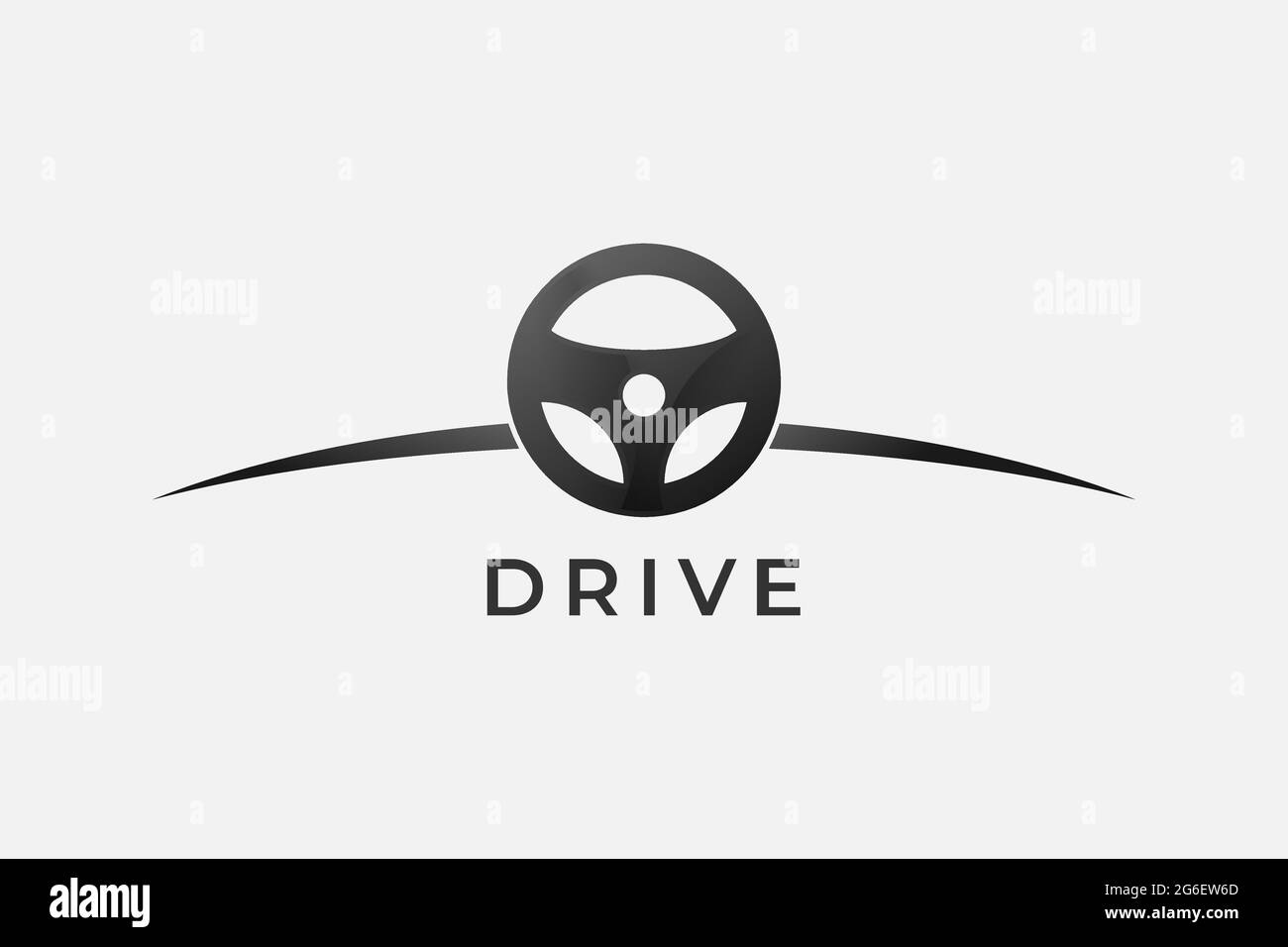 Car steering wheel vector logo hi-res stock photography and images - Alamy
