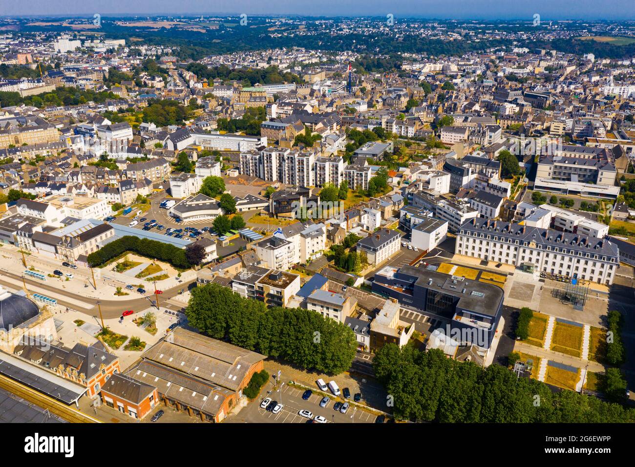 Saint-Brieuc city in Brittany region of northwest France Stock Photo ...