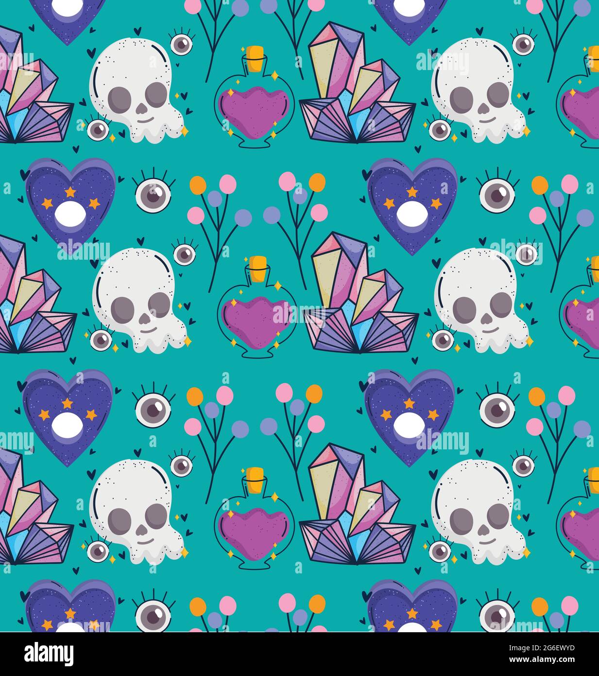 Crystal skulls Stock Vector Images - Alamy