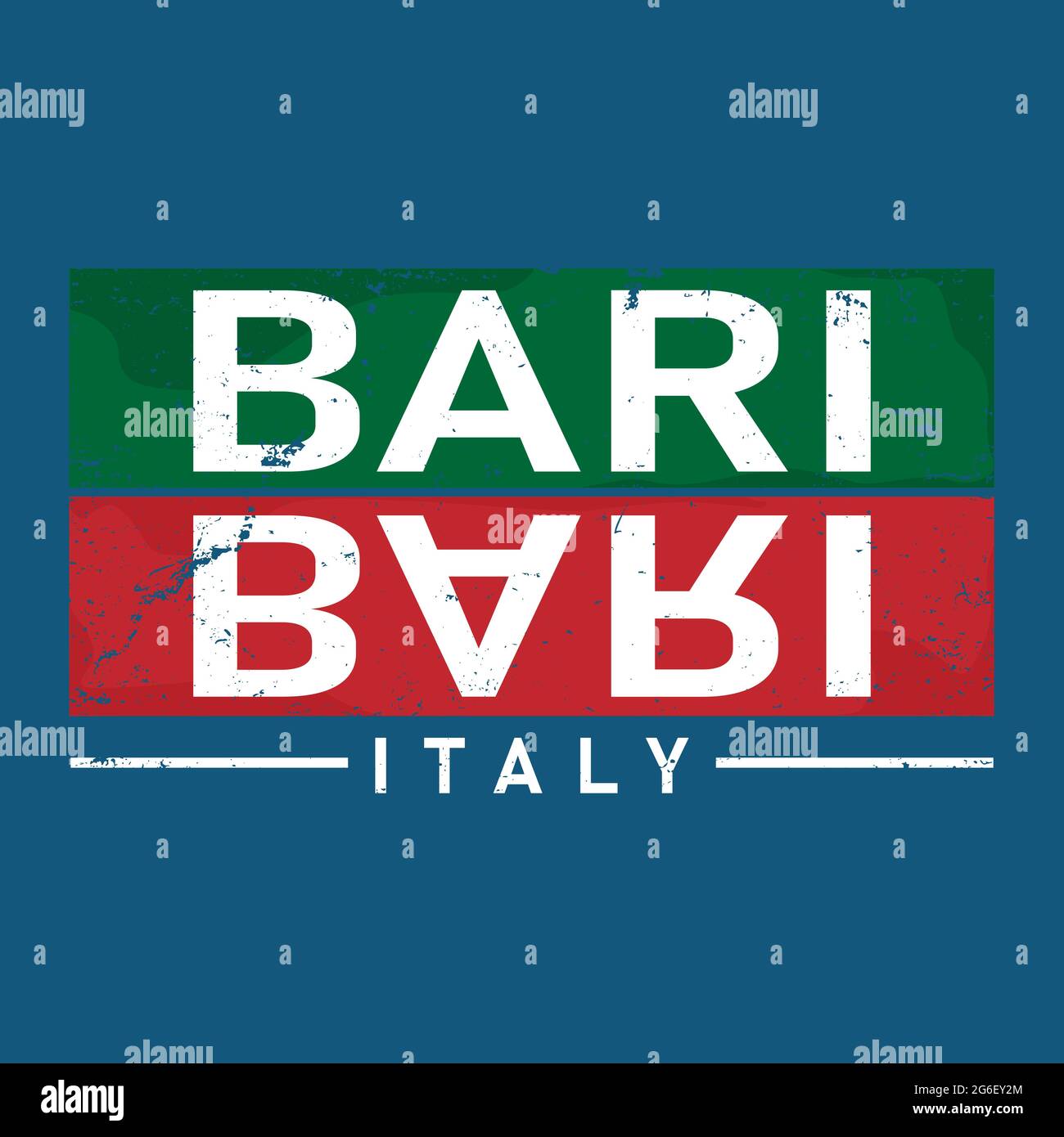 BARI in italy is Beautiful city to visit on holiday, vector cartoon ...