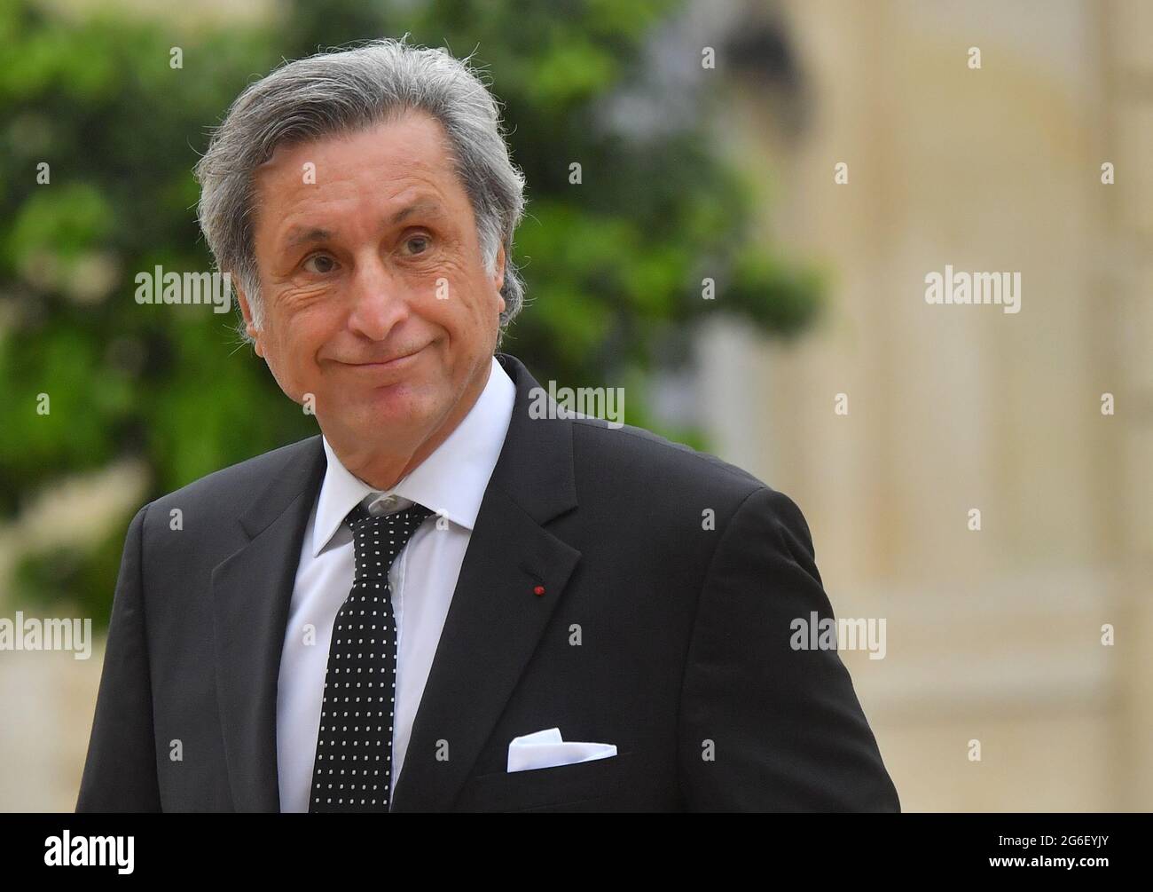Arles Mayor Patrick de Carolis arriving for a state dinner with the ...
