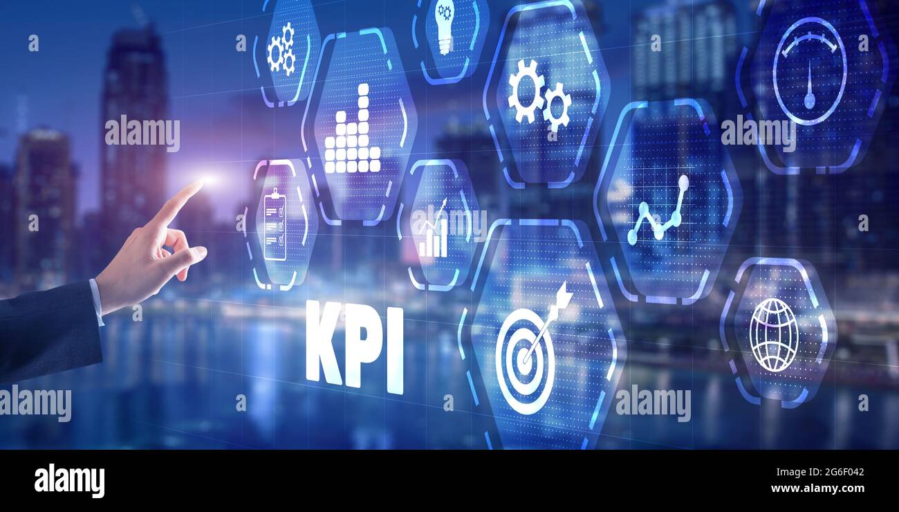 KPI Key Performance Indicator Business Technology Concept 2021 Stock ...