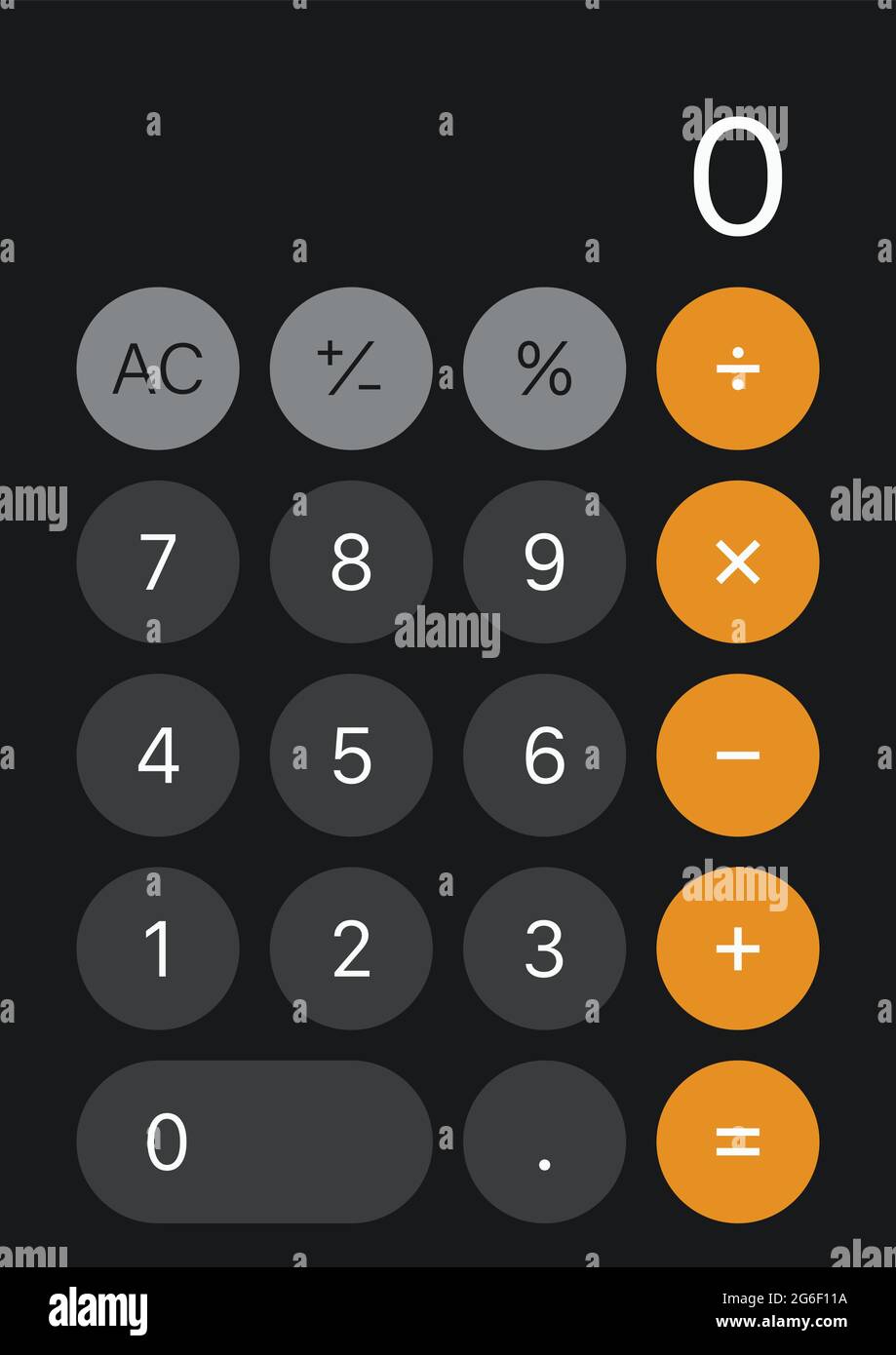 Calculater interface buttons. Vector illustration Stock Vector Image ... Calculater interface buttons. Vector illustration Stock Vector Image ...