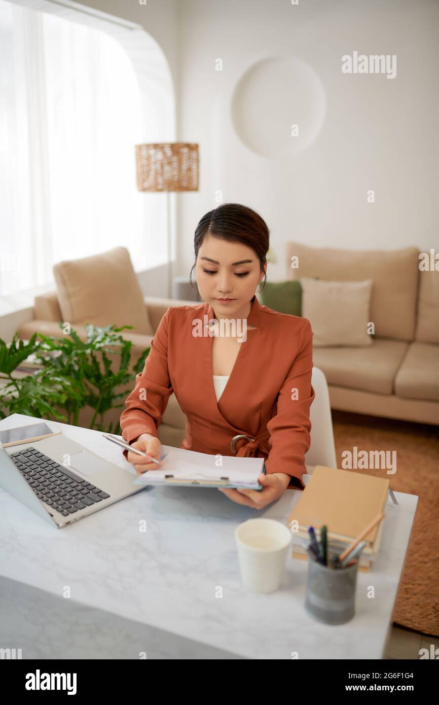Accountant sitting desk in office hi-res stock photography and images ...