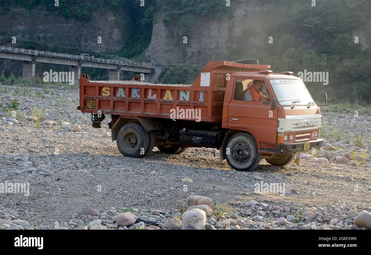 Indian container truck india hi-res stock photography and images - Alamy