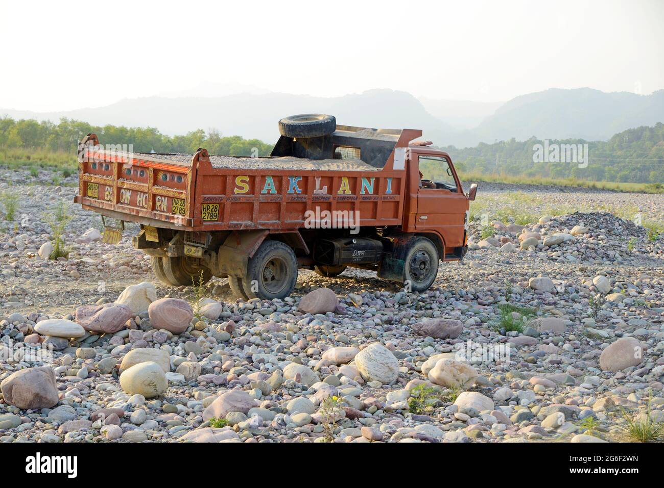 Indian container truck india hi-res stock photography and images - Alamy