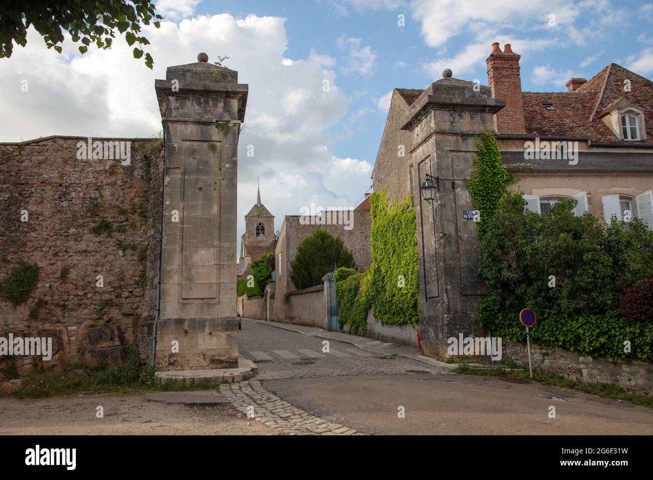 Old village Avallon, France Stock Photo - Alamy