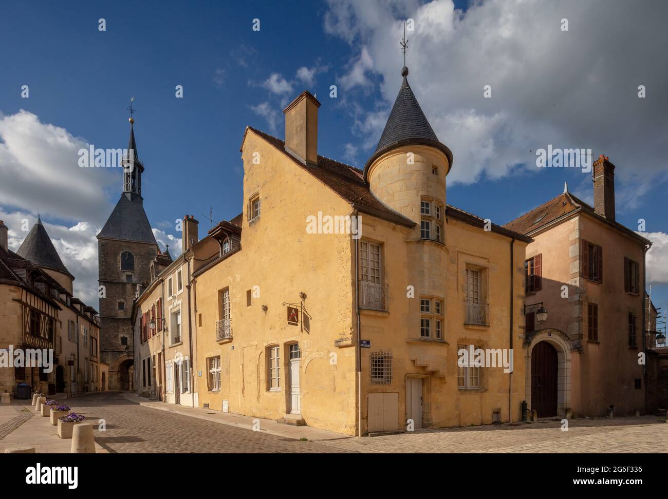 Old village Avallon, France Stock Photo - Alamy