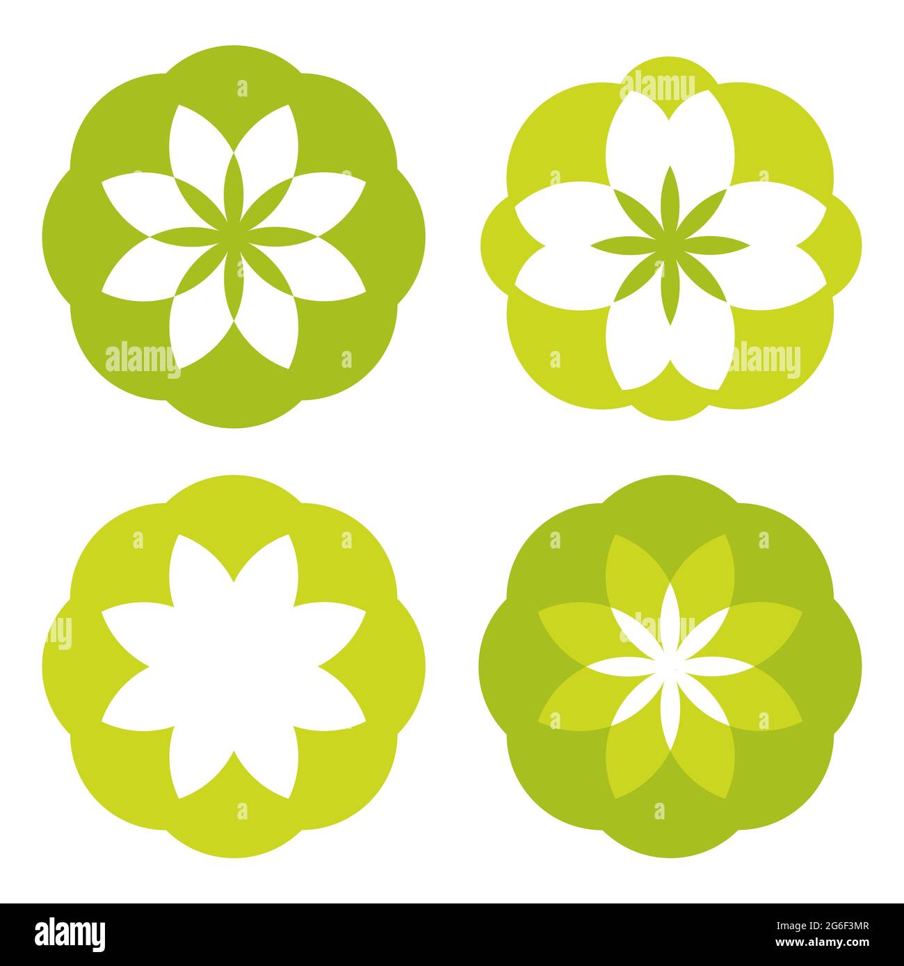 flower petals shape design. beautiful flower petals vector illustration ...