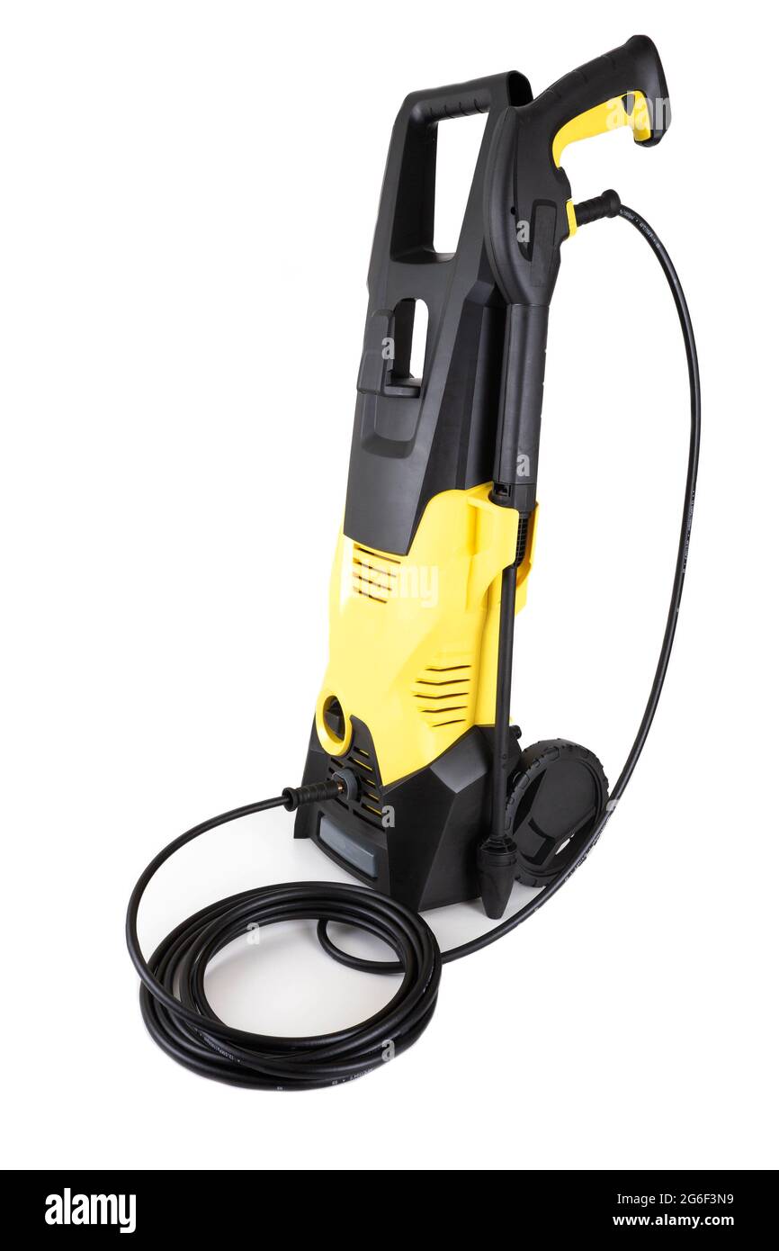 high pressure washer with a jet lance with a cutter for removing dirt ...