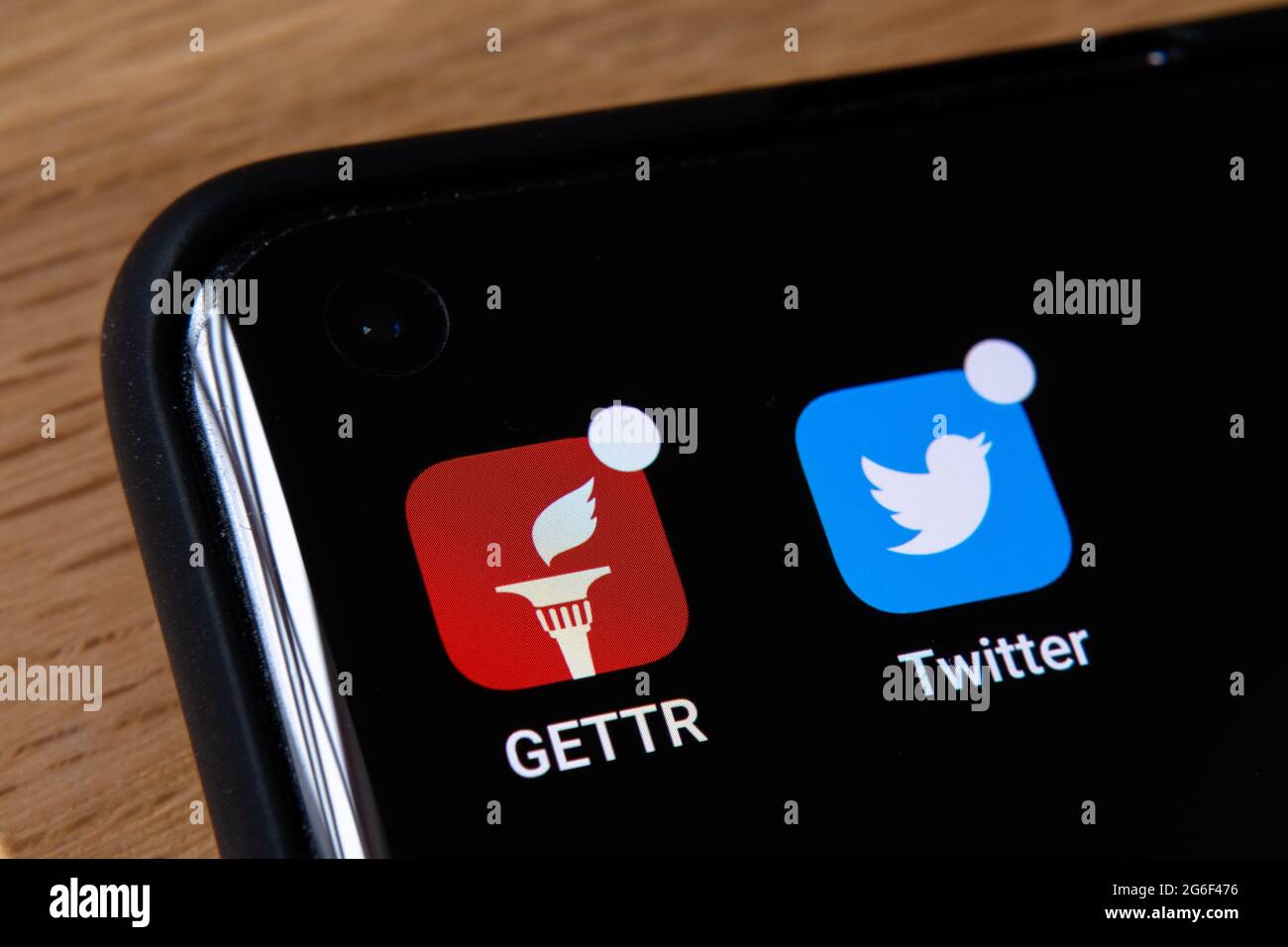 Gettr logo hi-res stock photography and images - Alamy