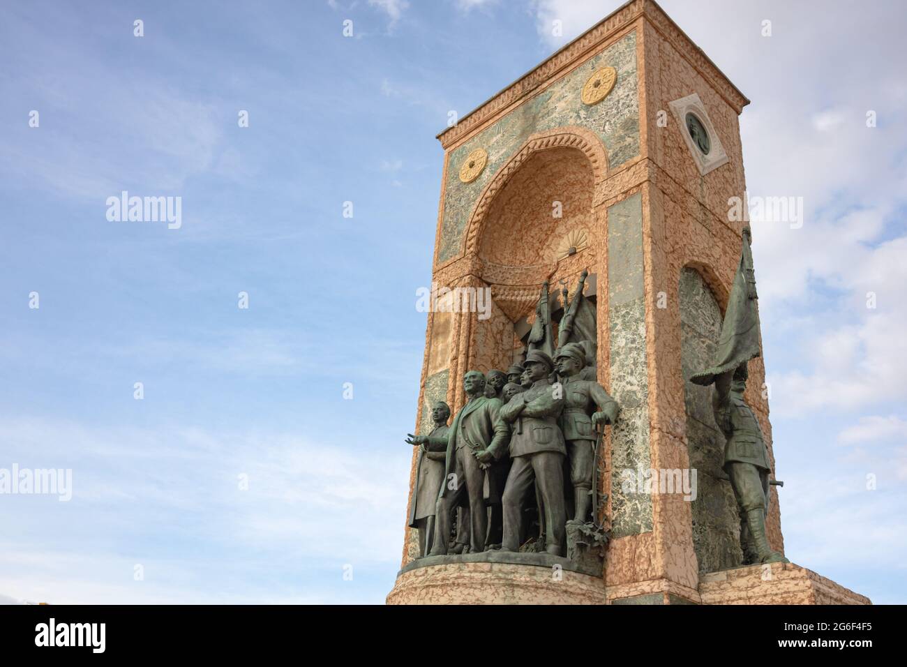 The Republic Monument in Taksim Stock Photo - Alamy