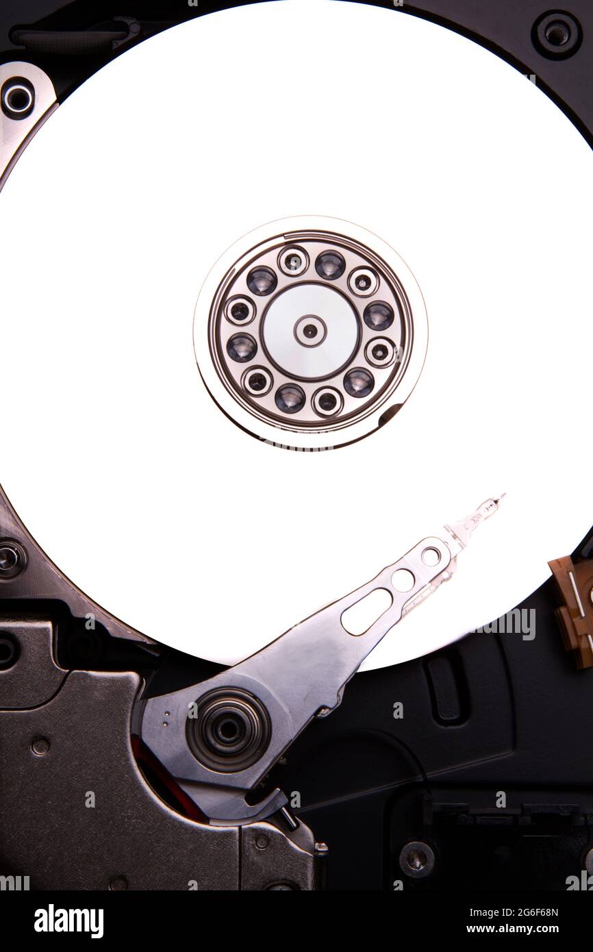 Inside a computer hard drive hi-res stock photography and images - Alamy