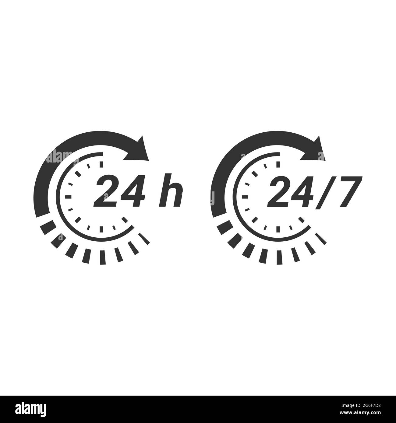 Non stop clock Black and White Stock Photos & Images - Alamy